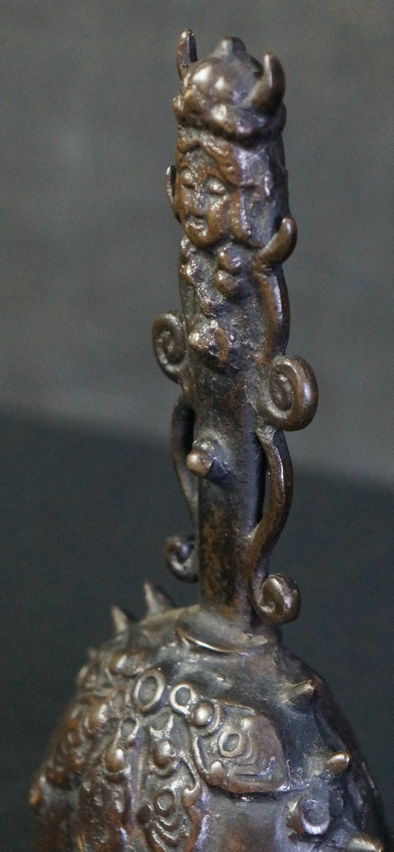 Japan Suzu Bronze Bell Antique Tea Ceremony Craft 1880s Lost | Etsy