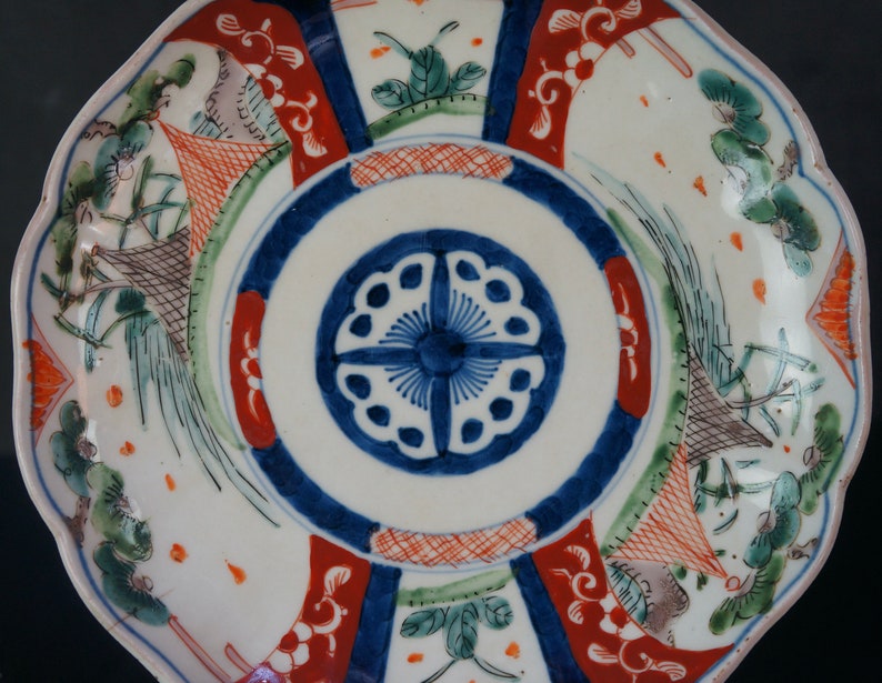 Japan Ceramic Plate Imari Wear 1900 Hand Craft Kiln - Etsy