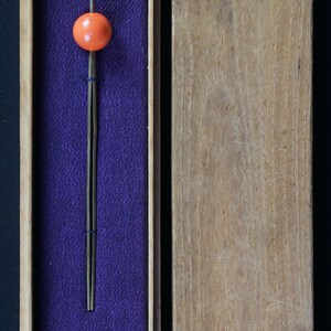 Antique Kanzashi Japan Geisha Hair Pin Kimono Accessory 19303 Bronze ...