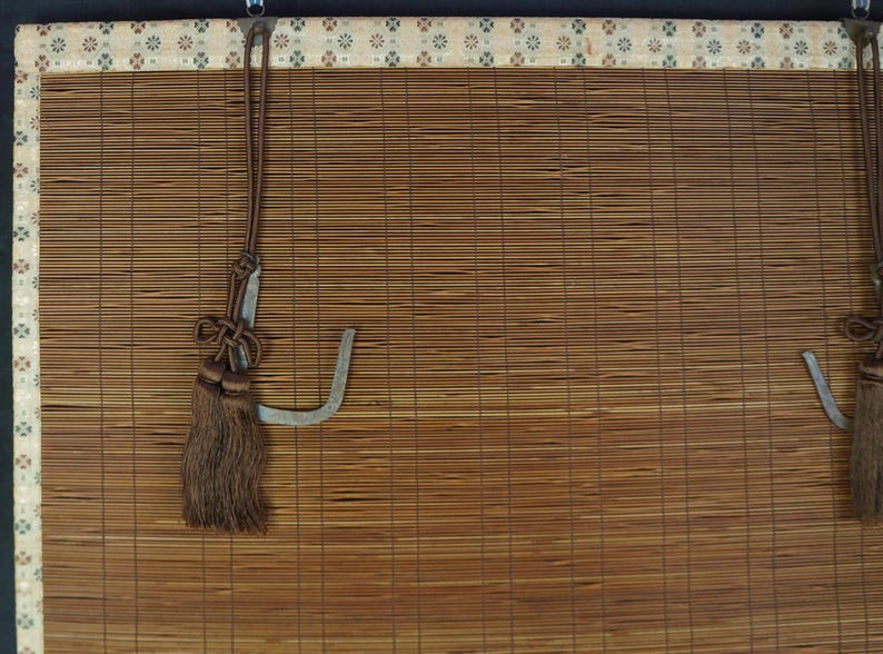 Sudare japan Zen Bamboo Curtain 1980 Japanese Interior Buddhist craft ...