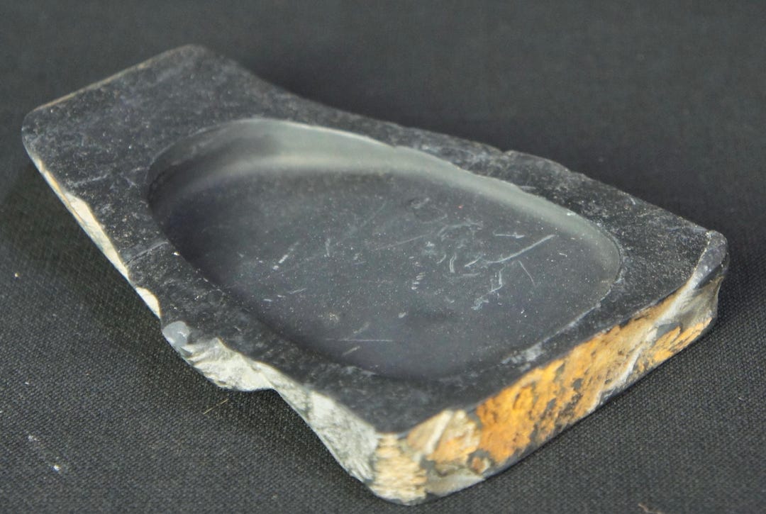 Japan Suzuri Zen Ink Stone Kanji Writing 1950 Lacquer Art Calligraphy C ...