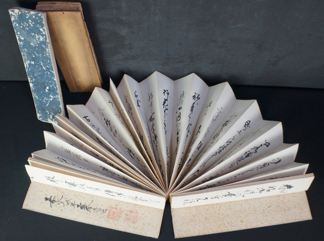 Antique Japan Okyo Buddhist Sutra Book Hand Calligraphy 1880 - Etsy