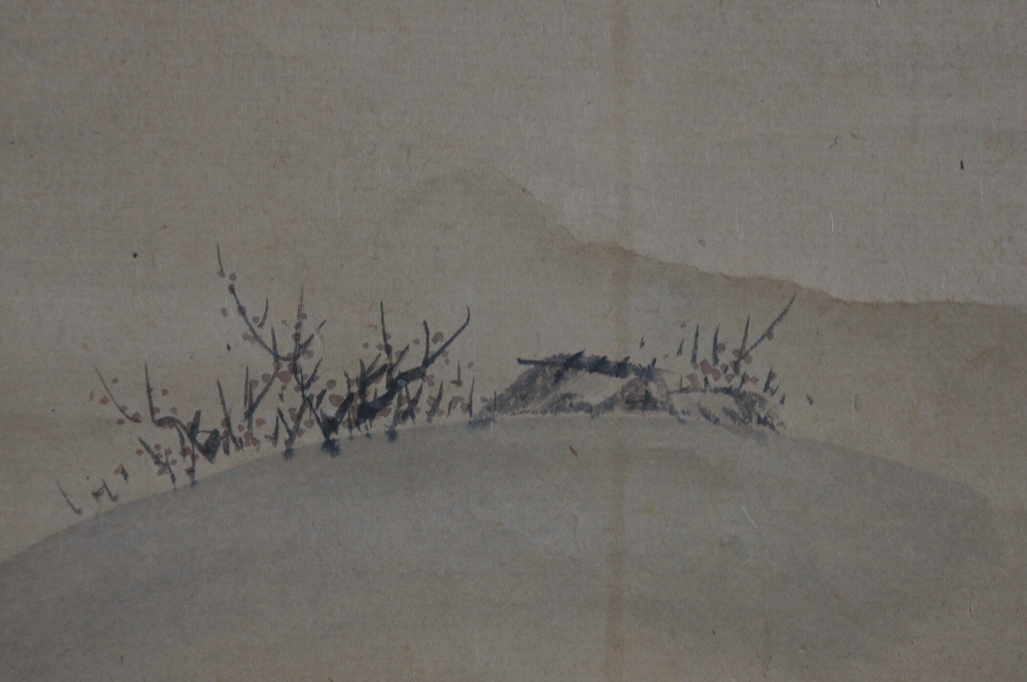 Antique Japan Paper Scroll Sansui Landscape 1900sansui Art - Etsy