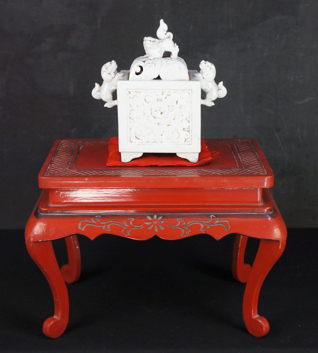 Japanese Censer/bonsai Stand Table hand Craft Lacquer Wood 1900 ...