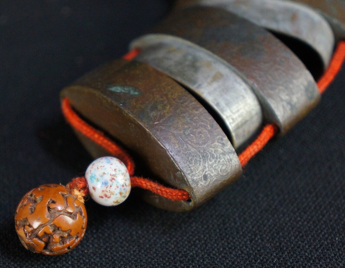 Antique Samurai Inro Bronze Medicine box 1880s japan historical Craft ...