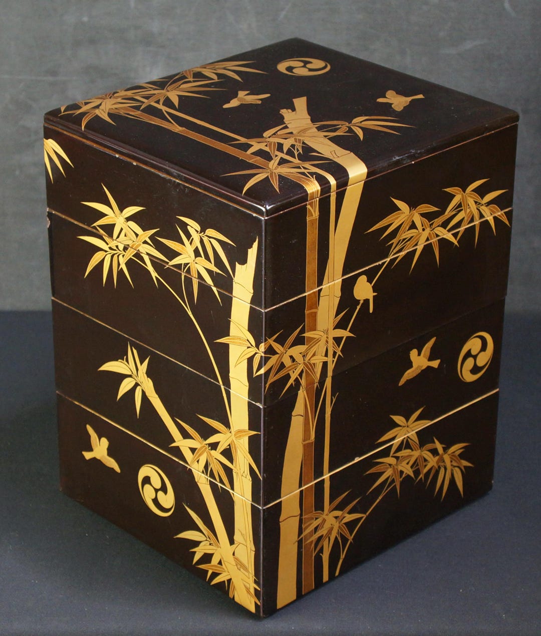 Japan Lacquer Sakura Bento Jyubako Food Box 1900 Wajima Hand Craft - Etsy