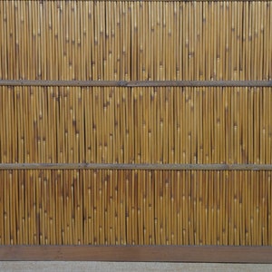 Japan Sliding Door Panels bamboo Fusuma 1970s Wabisabi Interior ...