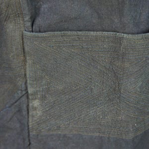 Antique Rural Japan Daiku Carpenter Worker Class Tool Apron 1800 blue ...