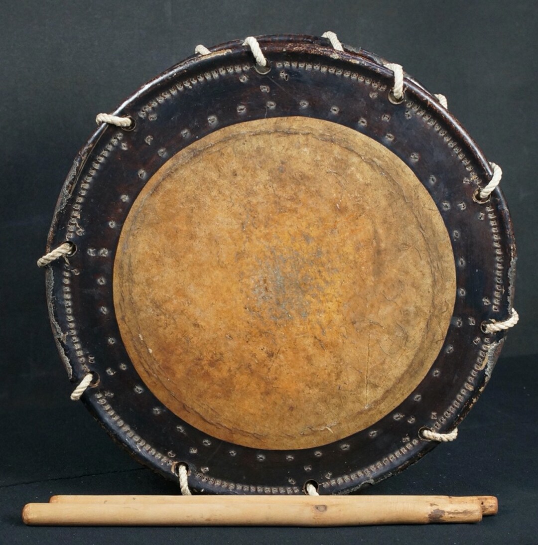 Antique Japan Drum Shime-taiko Noh Theater 1880s Music Instrument - Etsy