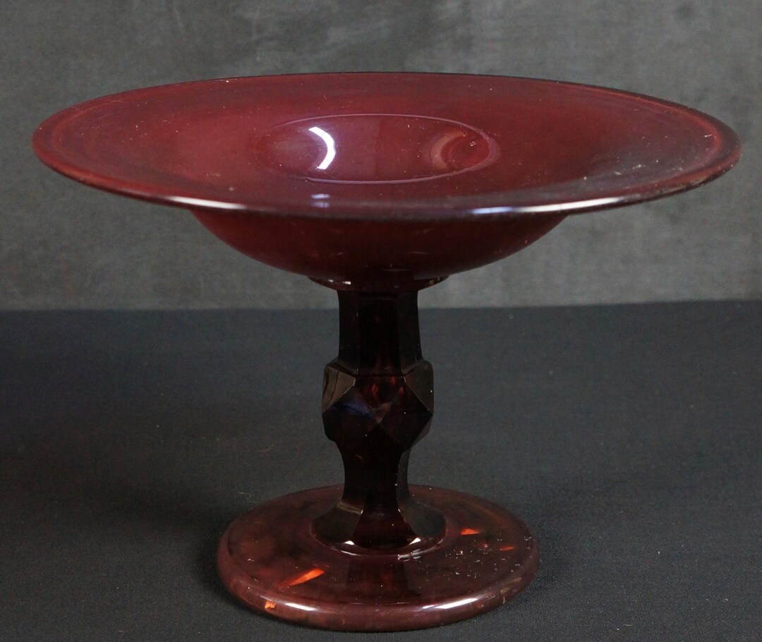 Vintage Deco Japan Glass fruit Stand 1930s Hand Made - Etsy