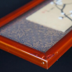 Japan Watercolor Uguisu Bird on Ume Blossom 1950 Hand Craft Tanzaku - Etsy