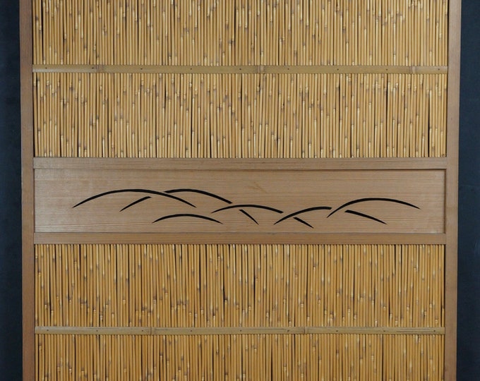 Japan Sliding Door Panelsbamboo Fusuma 1970s Wabisabi Architecture - Etsy