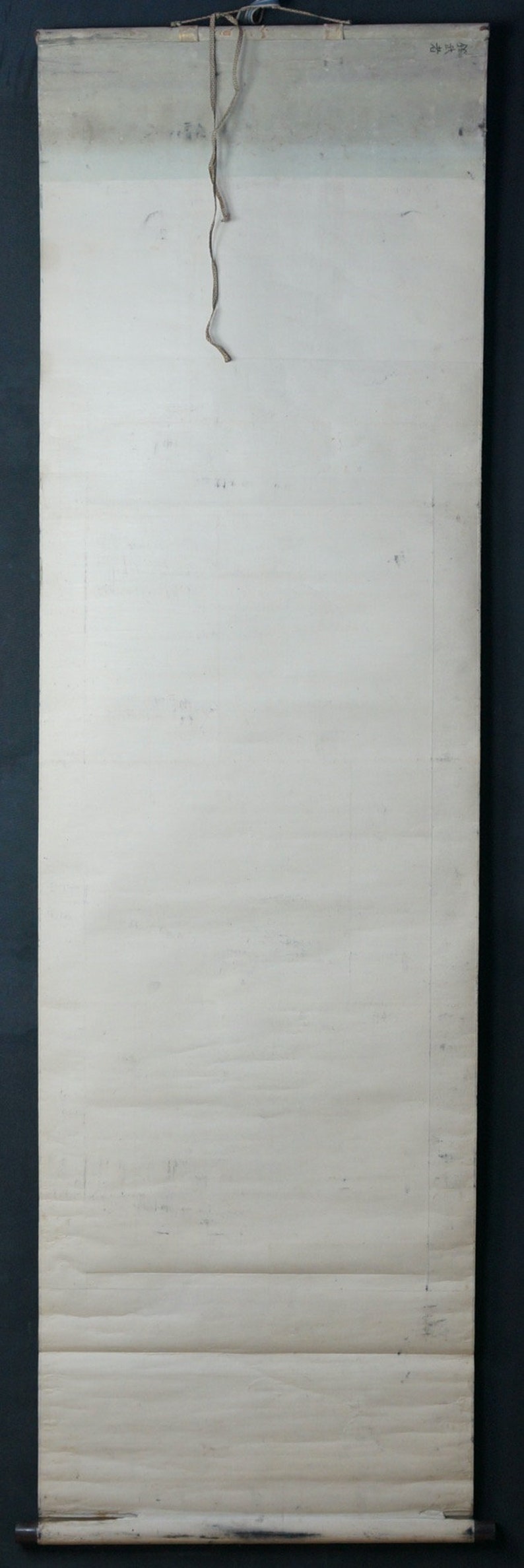 Japanese Samurai Scroll Painting on Paper 1950s Japan Kakejiku Art - Etsy