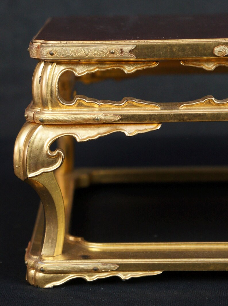 Antique Japan Butsudan Wood Buddhist Tray Stand 1880 Temple Craft - Etsy