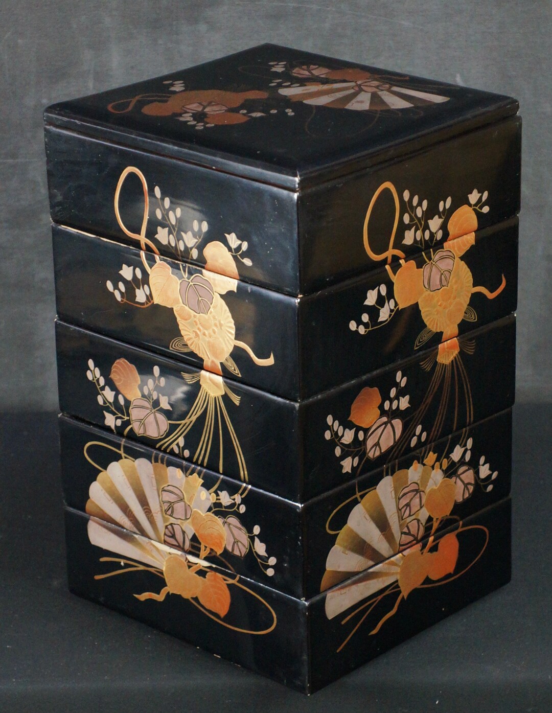 Japan Bento Jyubako Lacquer Food Box 1900 Wajima Hand Craft - Etsy