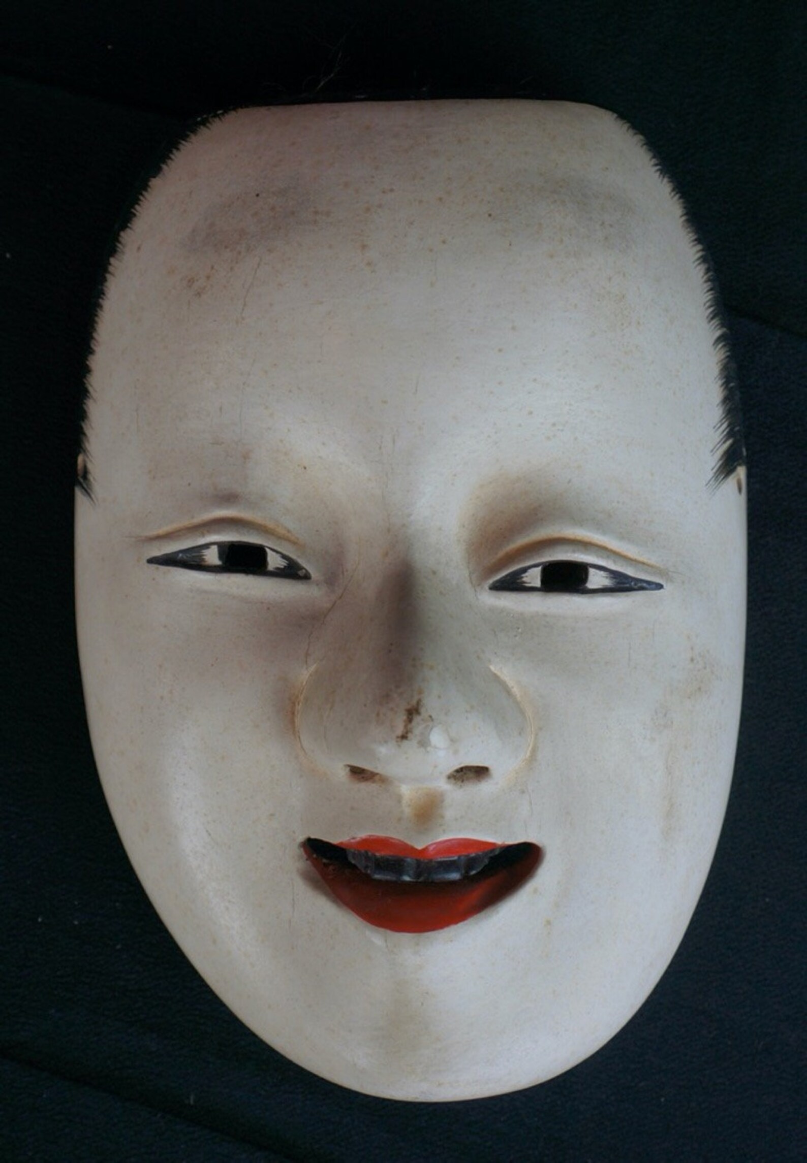 Antique Japan Theater Noh Male Mask 1800 Master Art Craft Wood | Etsy