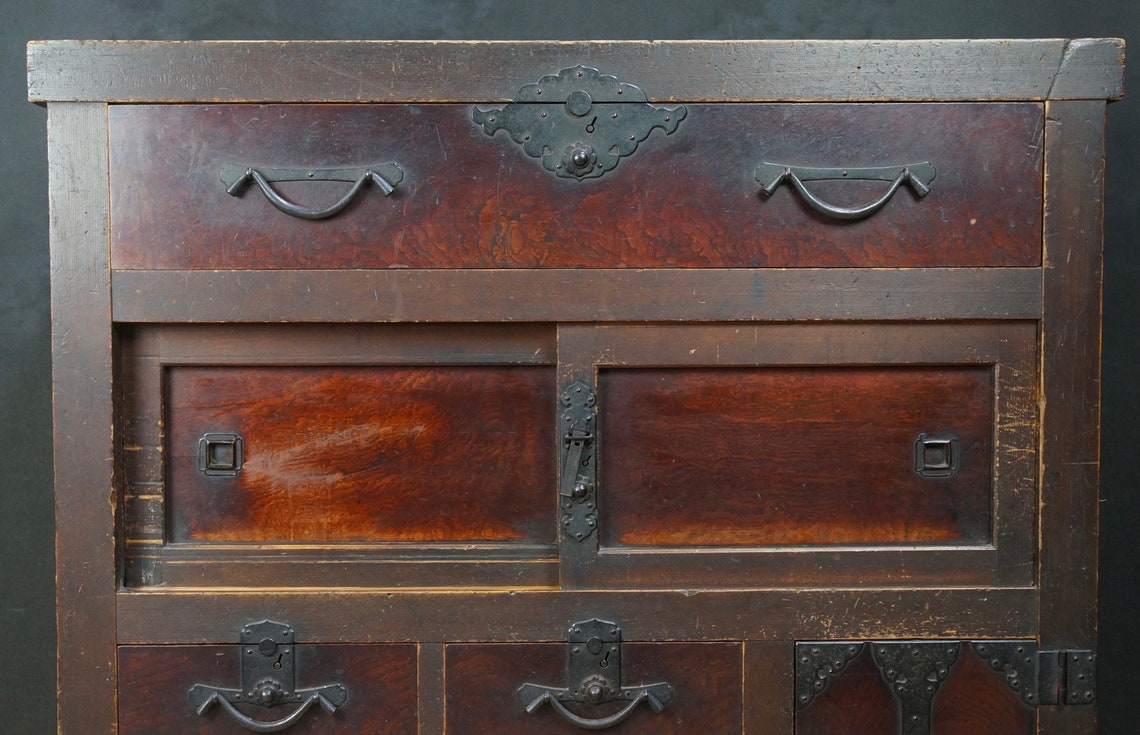 Antique Tansu Japan Fine Furniture 1800s Edo Carpenter Craft - Etsy