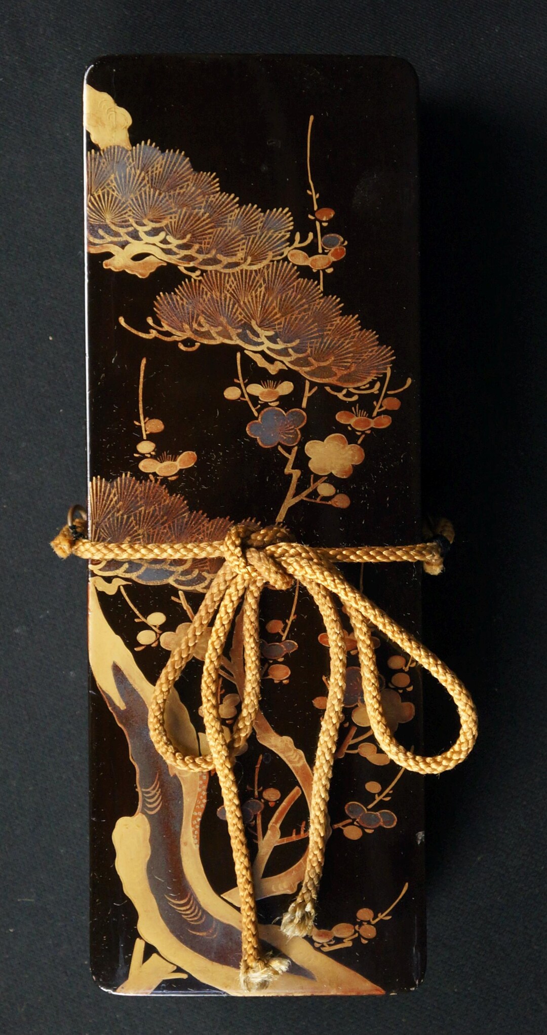 Japan Antique Tegami-ire Lacquer Box 1800 japanese Maki-e Edo Craft - Etsy