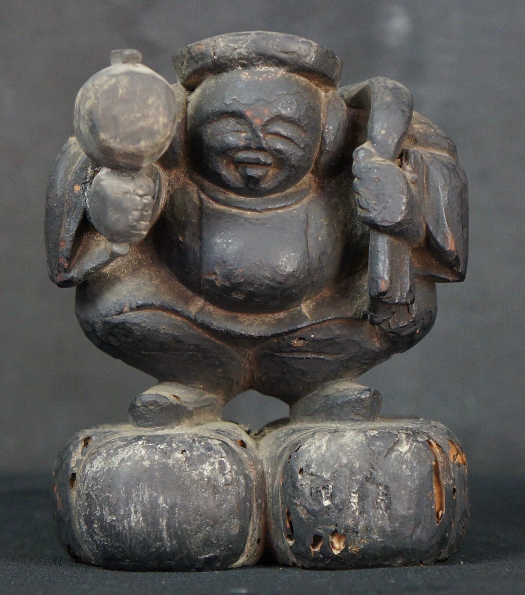 Antique Japan Shinto Deity Daikoku Sculpture 1700s Shrine | Etsy