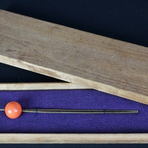 Antique Kanzashi Japan Geisha Hair Pin Kimono Accessory 19303 Bronze ...