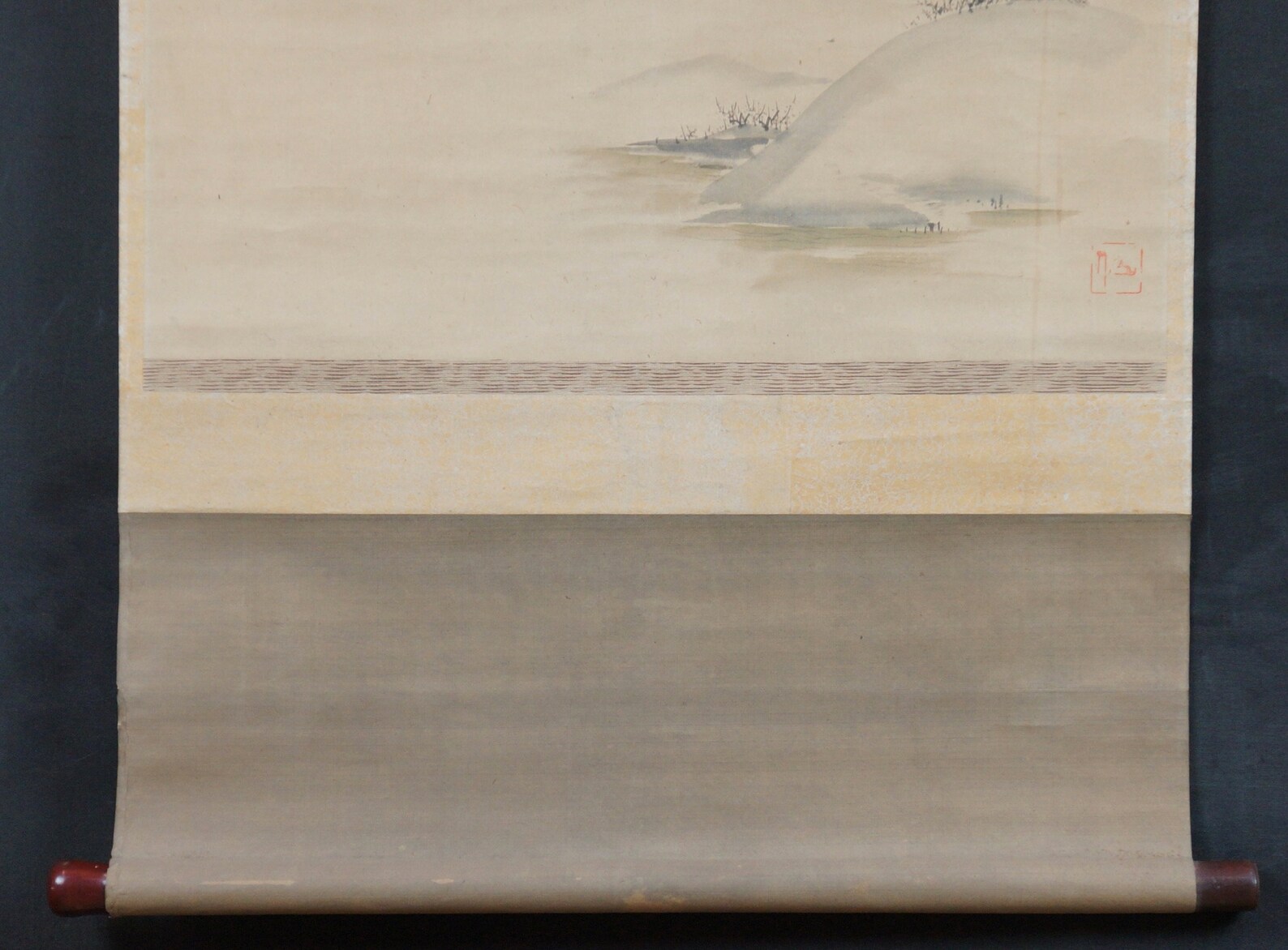 Antique Japan Paper Scroll Sansui Landscape 1900sansui Art - Etsy