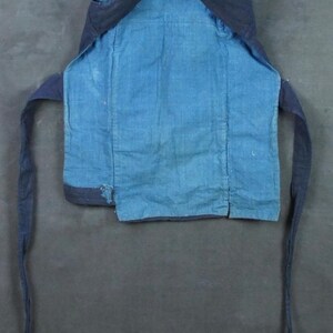 Antique Rural Japan Daiku Carpenter Worker Class Tool Apron 1800 blue ...