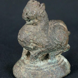 Antique Japan Temple Bronze Kirin Mythical Beast XV Cen. Archeological ...