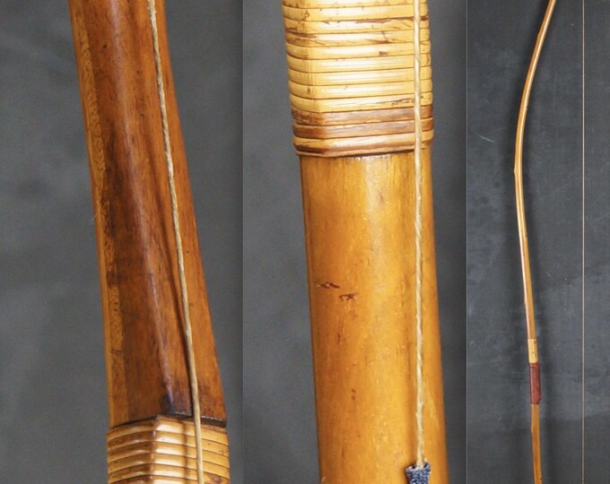 Vintage Japan Bow Yumi Kyudo Samurai 1950 Bamboo Archery Matsunaga ...