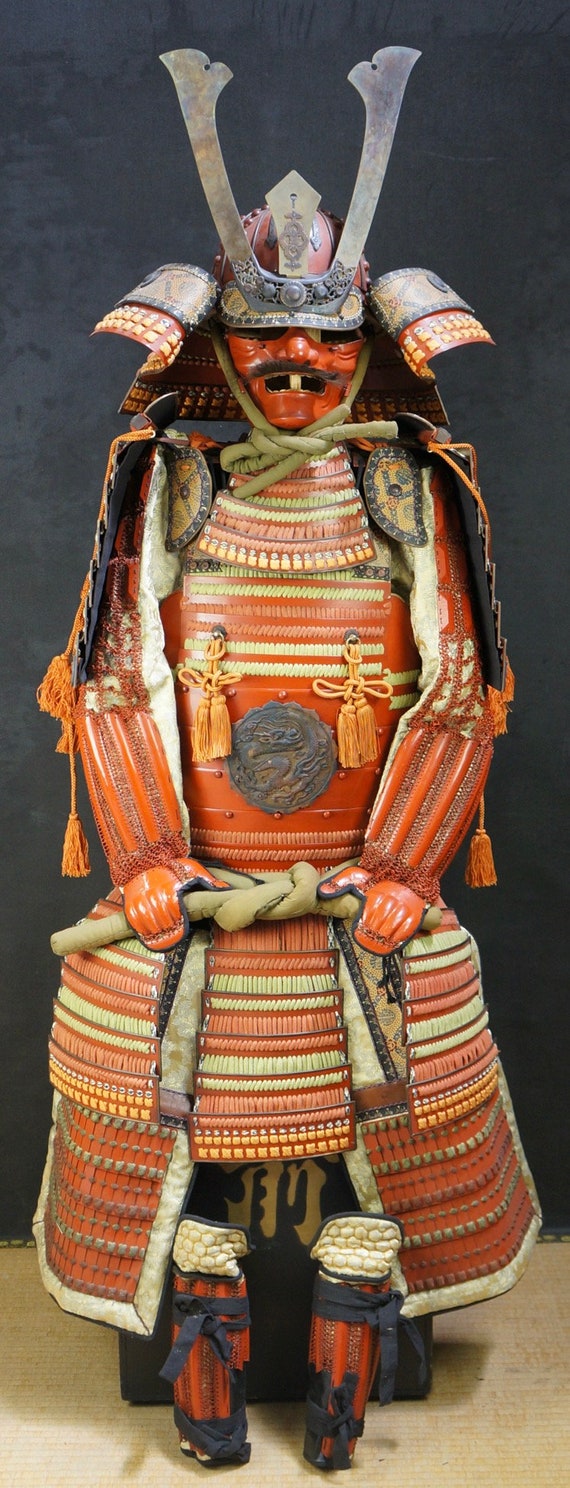 Samurai Armor Hand Made Japan Craft 1970s Kabuto Mempo | Etsy