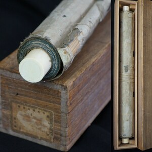 Antique Japantatsu Dragon Paper Scroll Zen Master Painting 1832 - Etsy