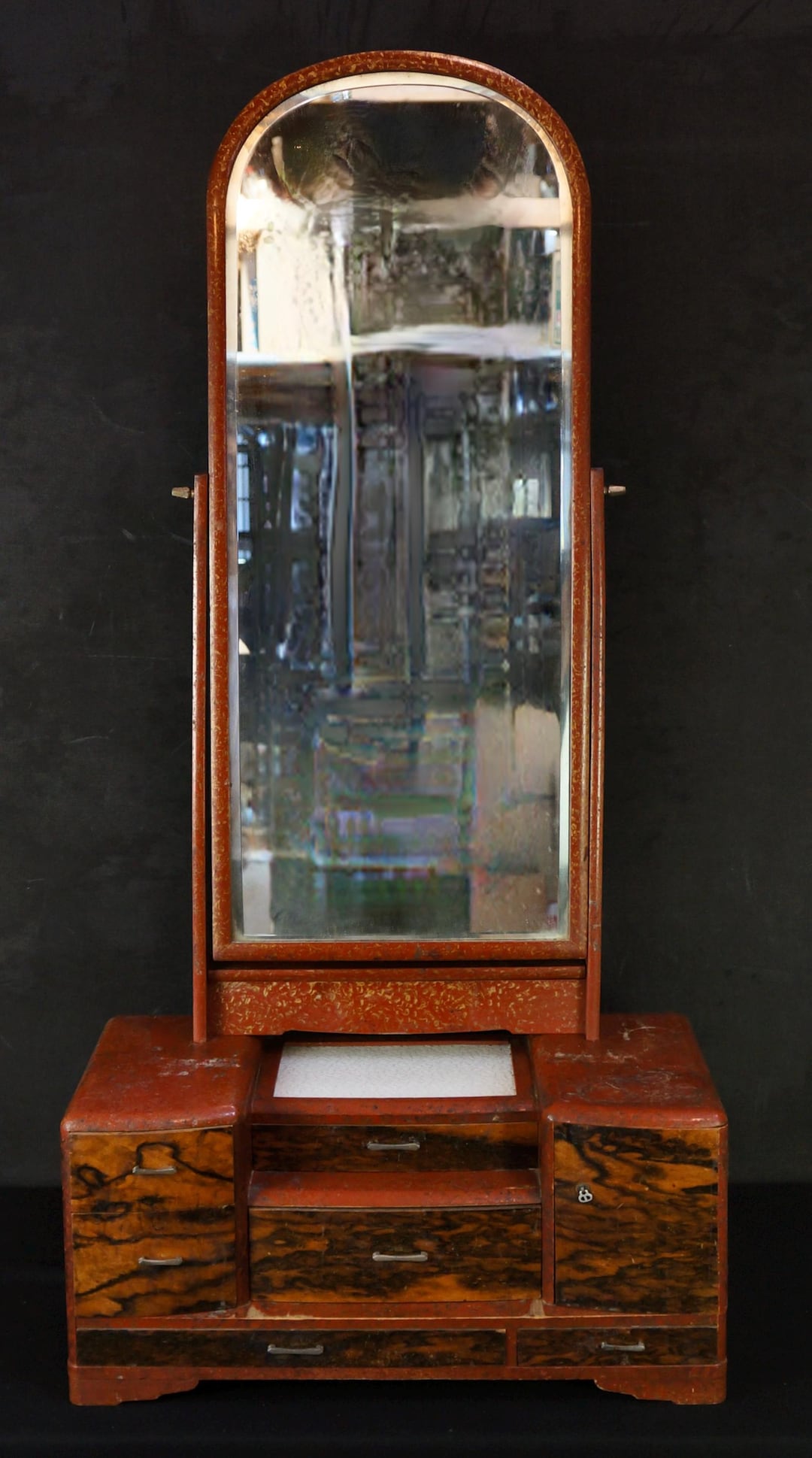 Vintage Japan Mirror Cabinet furniture 1930 Interior Craft kyodai - Etsy