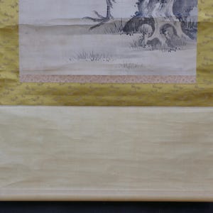 Antique Japan Tsuru Bird Kakejiku Scroll 1880 Watercolor Tosa-mitsuoki ...