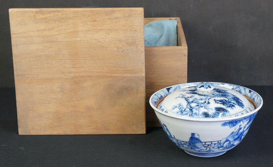 Antique Japan Imari Bowl Jikiro 1800s Edo Ceramic Craft - Etsy