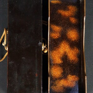 Japan Antique Tegami-ire Lacquer Box 1800japanese Maki-e Edo Craft - Etsy
