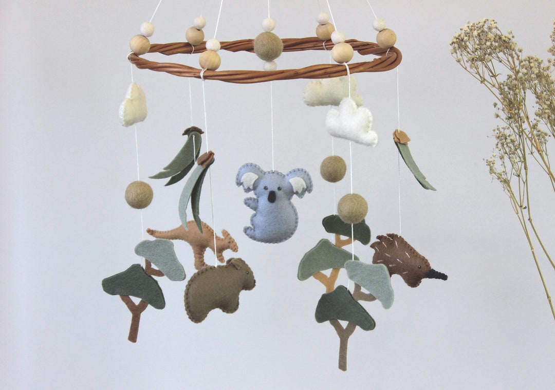Australian Animal Baby Mobile - Gender Neutral Nursery Mobile - Baby ...