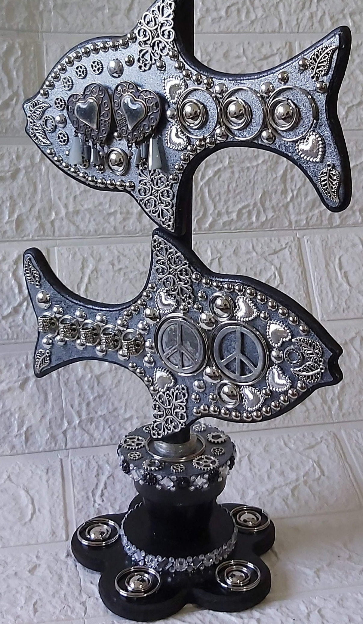 Totem Pole, Fish Totem Pole, Handmade Fish Totem - Etsy