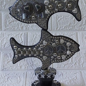 Totem Pole, Fish Totem Pole, Handmade Fish Totem - Etsy