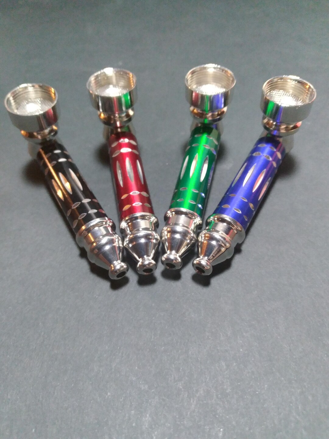 Colorful Vintage Metal Pipe Facet Cut New - Etsy