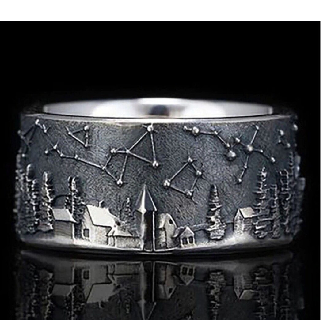 NR2 Magical Constellation Ring Nature Inspired Earth and Sky Ring ...