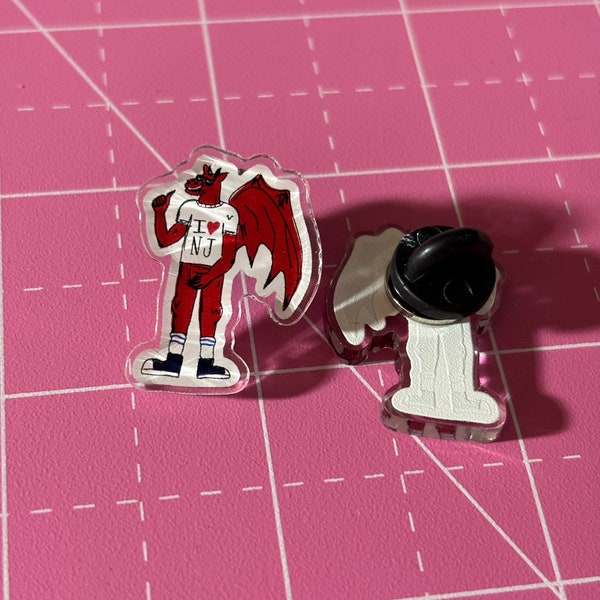 Devil Pin - Etsy