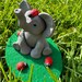 Elephant With Ladybugs Polymer Clay Sculpture - Etsy