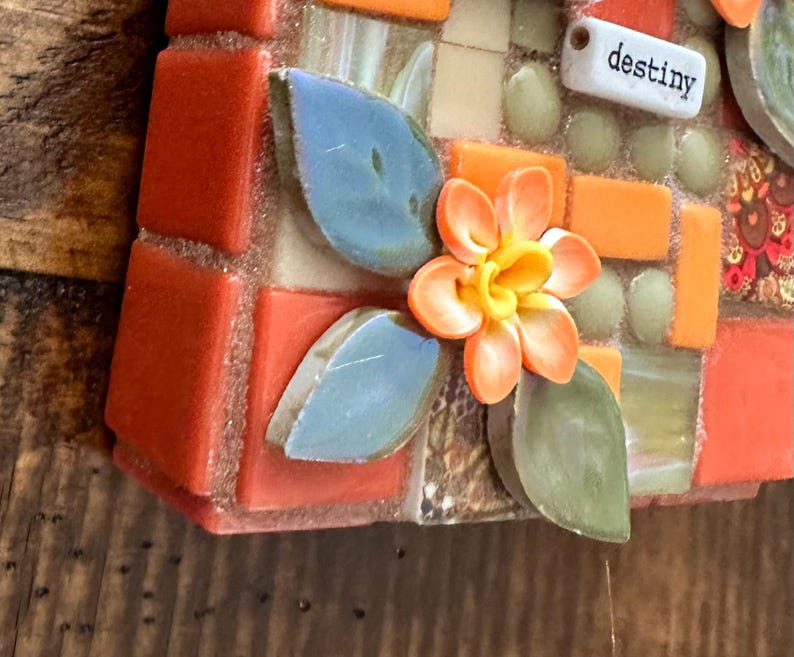 Bright Blocks: Celebrate Destiny - Orange Flowers & Tropical Colors - Etsy