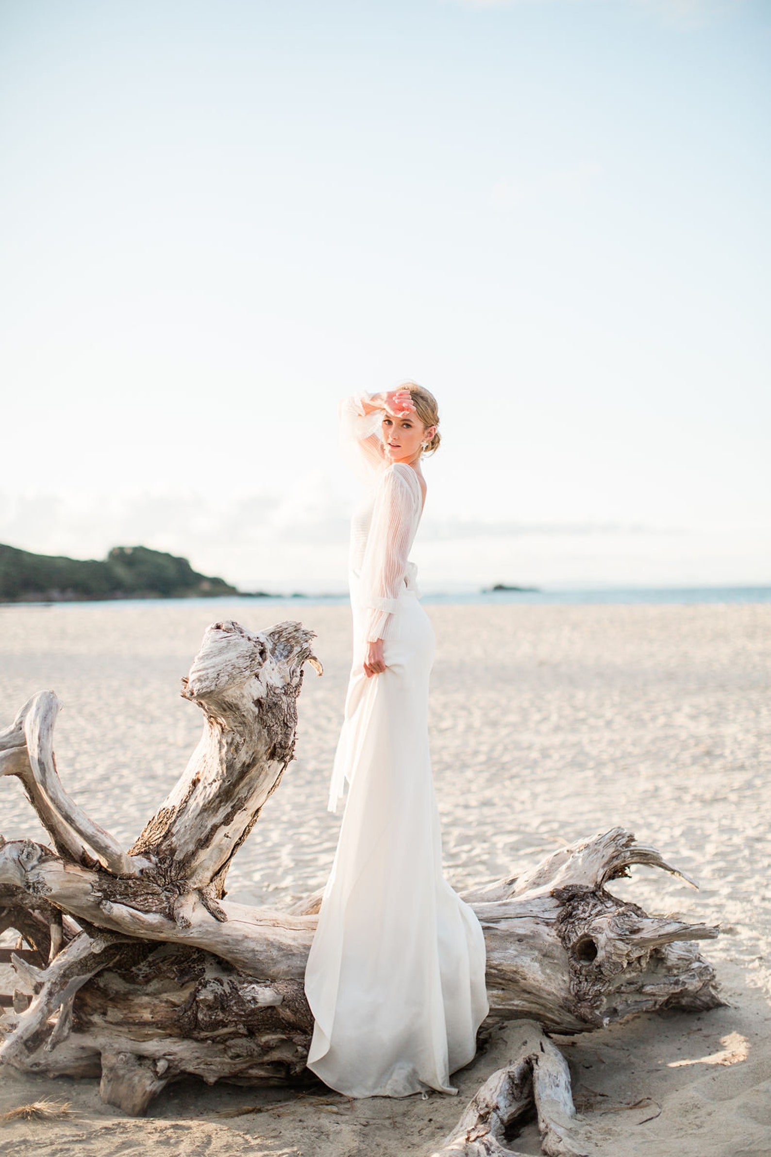 Kate Top. Pleated Tulle Bridal Top With Volume Sleeves. - Etsy