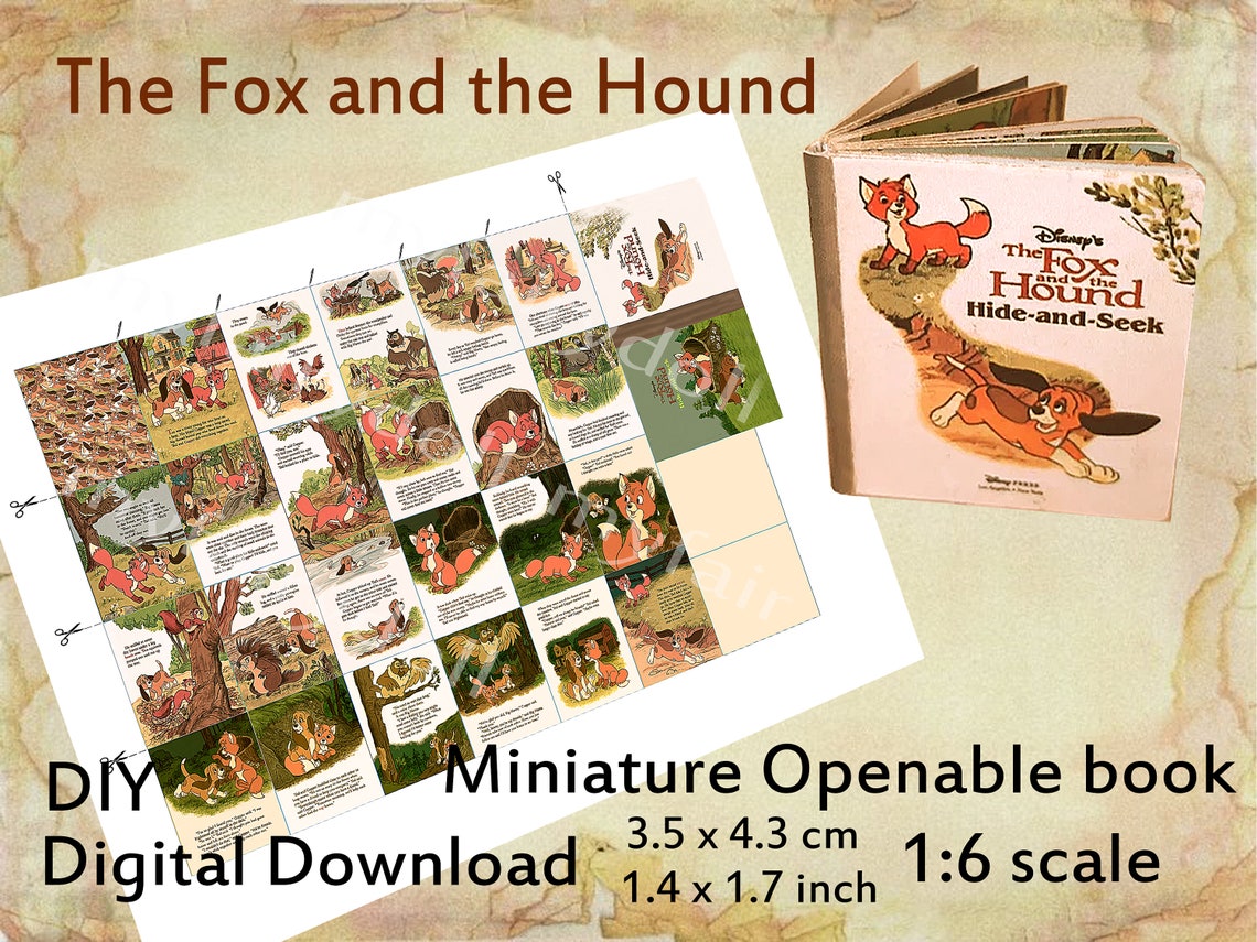 Miniature Vintage Book With 22 Pages DIY Readable Book for - Etsy