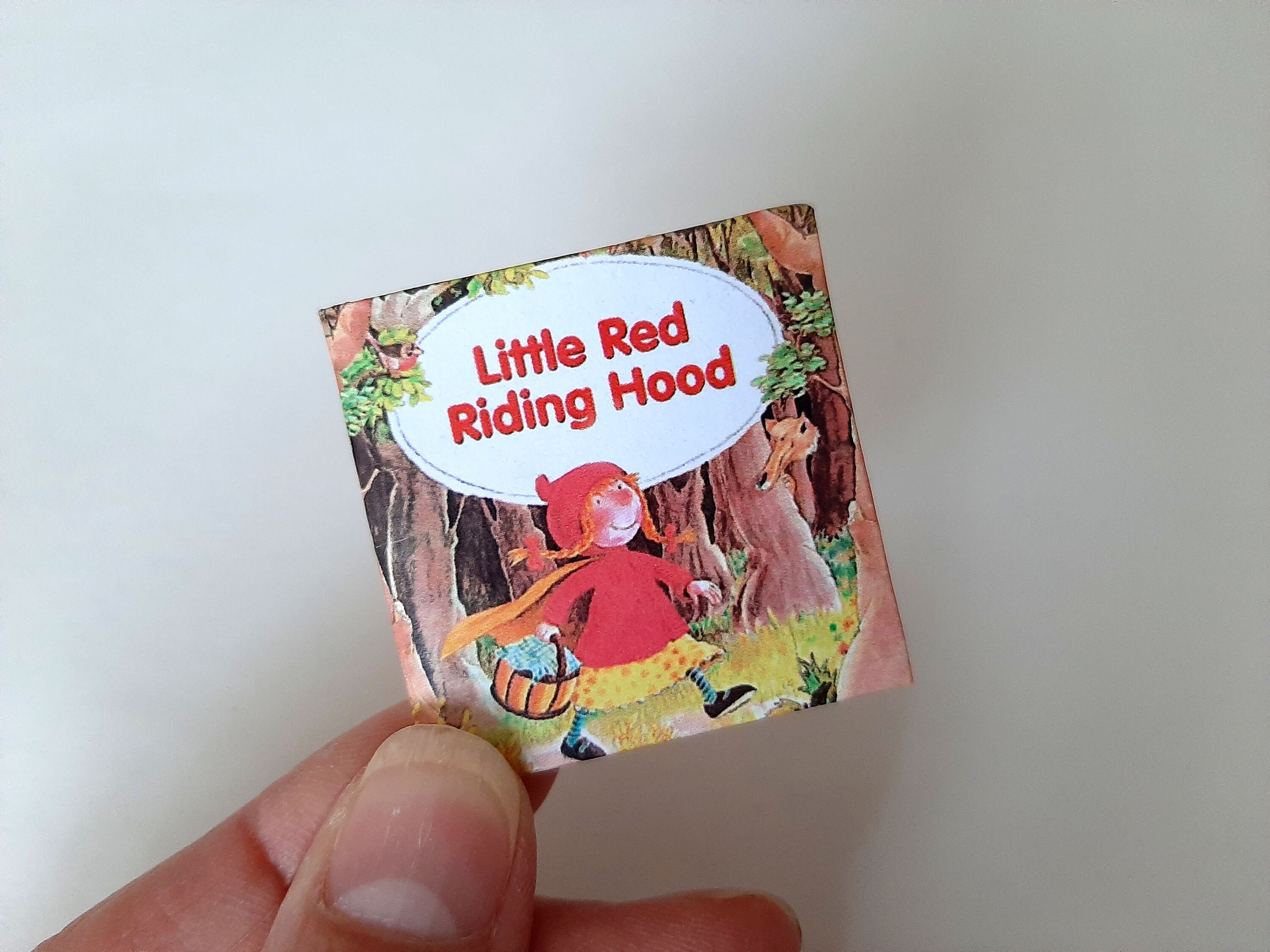 Little Red Riding Hood Printable Doll Mini Book With 24 - Etsy