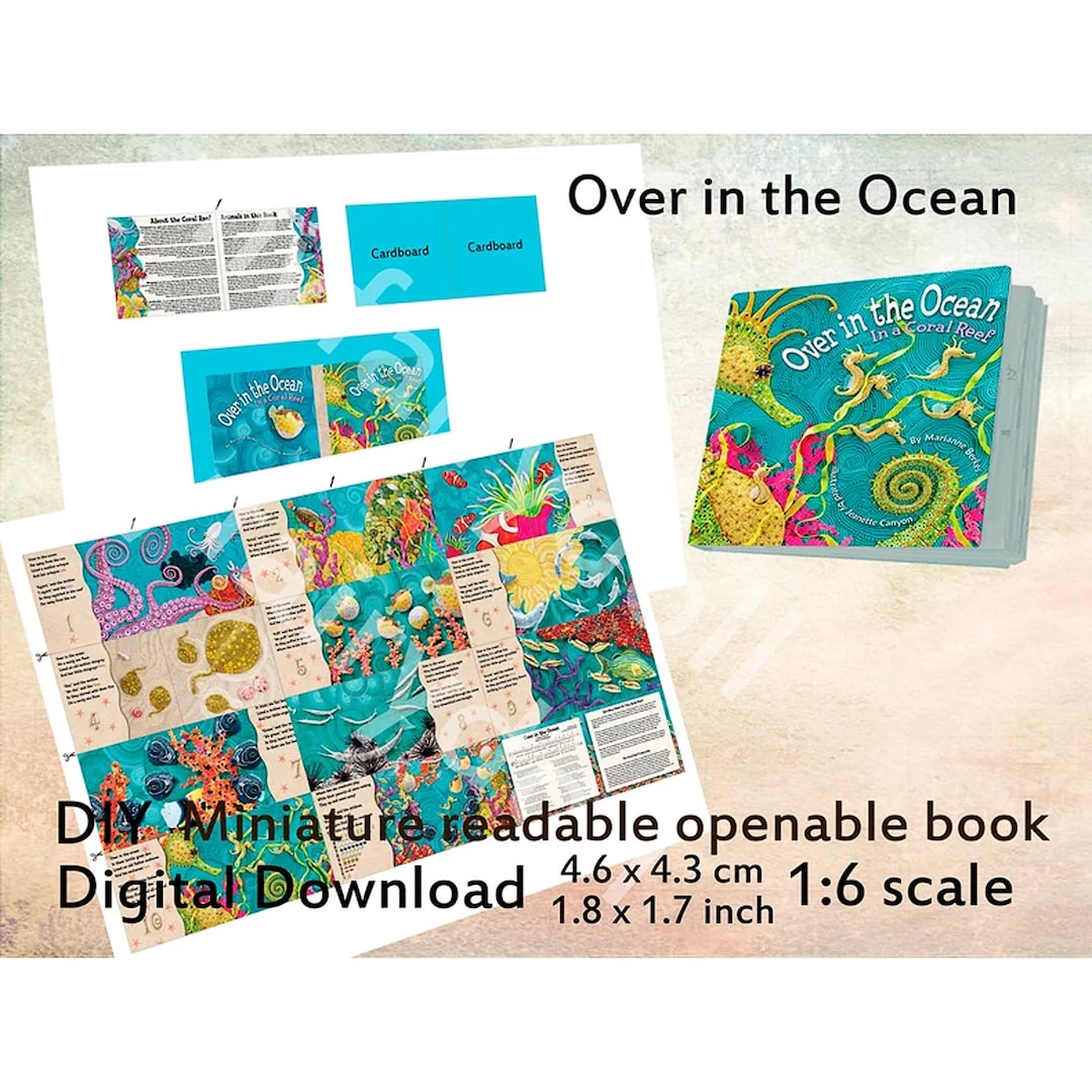 DIY Doll Mini Book With 26 Pages Digital Download Over in - Etsy