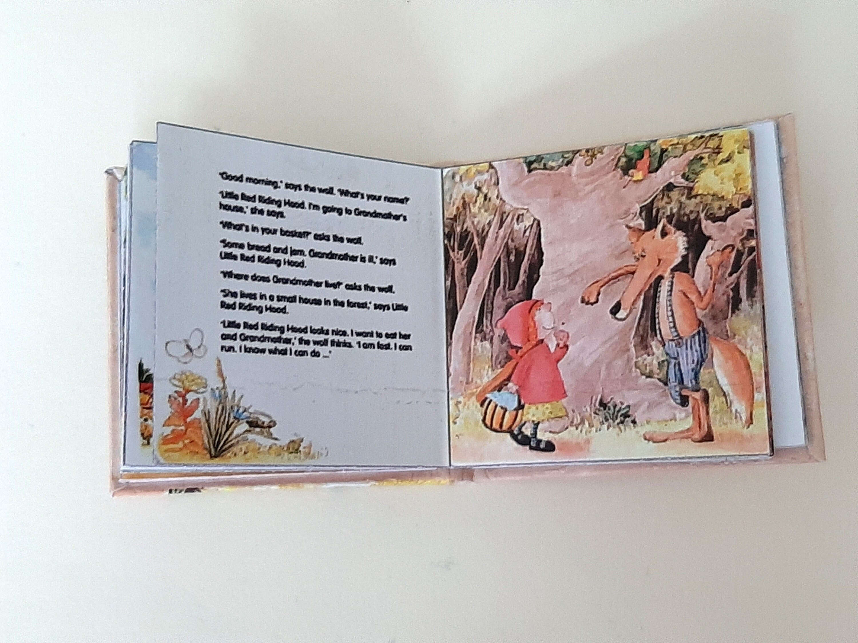 Little Red Riding Hood Printable Doll Mini Book With 24 - Etsy