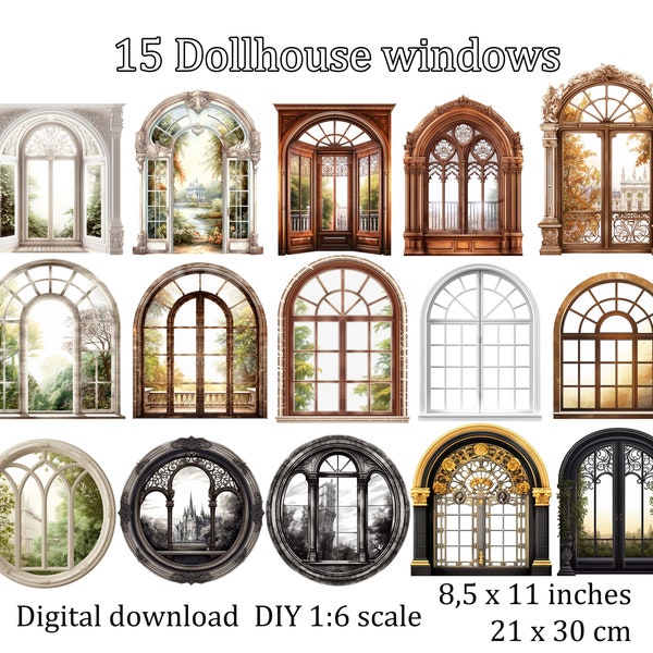 Dollhouse Windows - Etsy