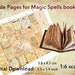 DIY 24 PAGES With 6 Covers for Miniature Magic Spells Book 1:6 for ...