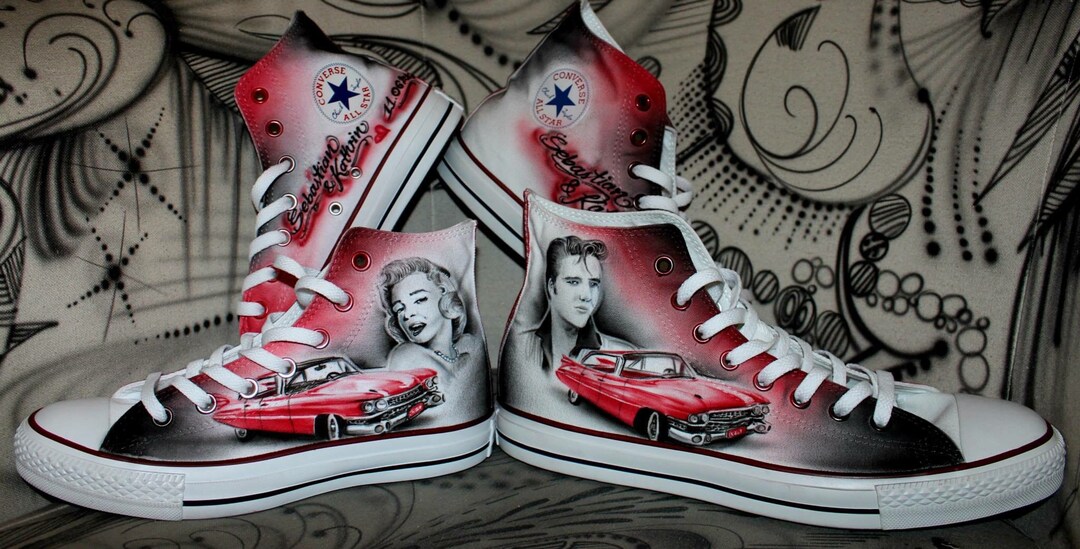 Premium Custom Airbrush Art Sneaker "one of a Kind" Skip the Waiting ...